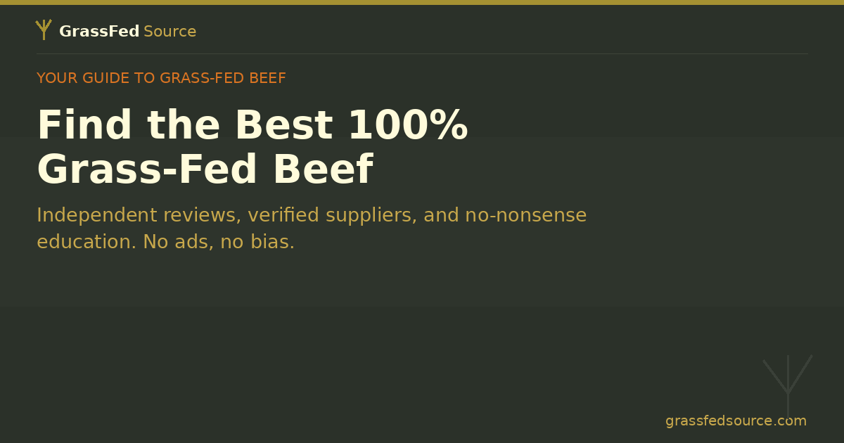 GrassFed Source | Find the Best 100% Grass-Fed Beef
